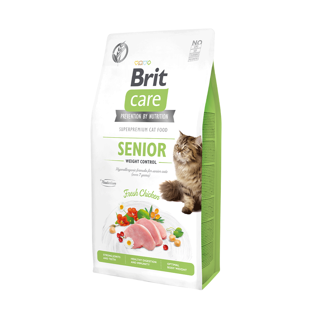 BRIT CARE CAT SENIOR WEIGHT CONTROL - FRESH CHICKEN | Brit